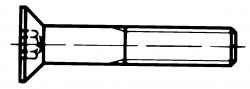 Inconel 625 Countersunk Screw to DIN 7991 Countersunk Socket Head Cap ...